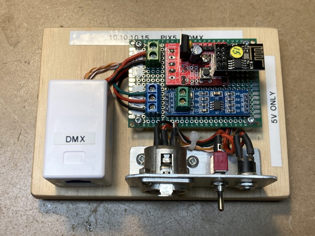 WLED DMX Output – zappedmyself.com