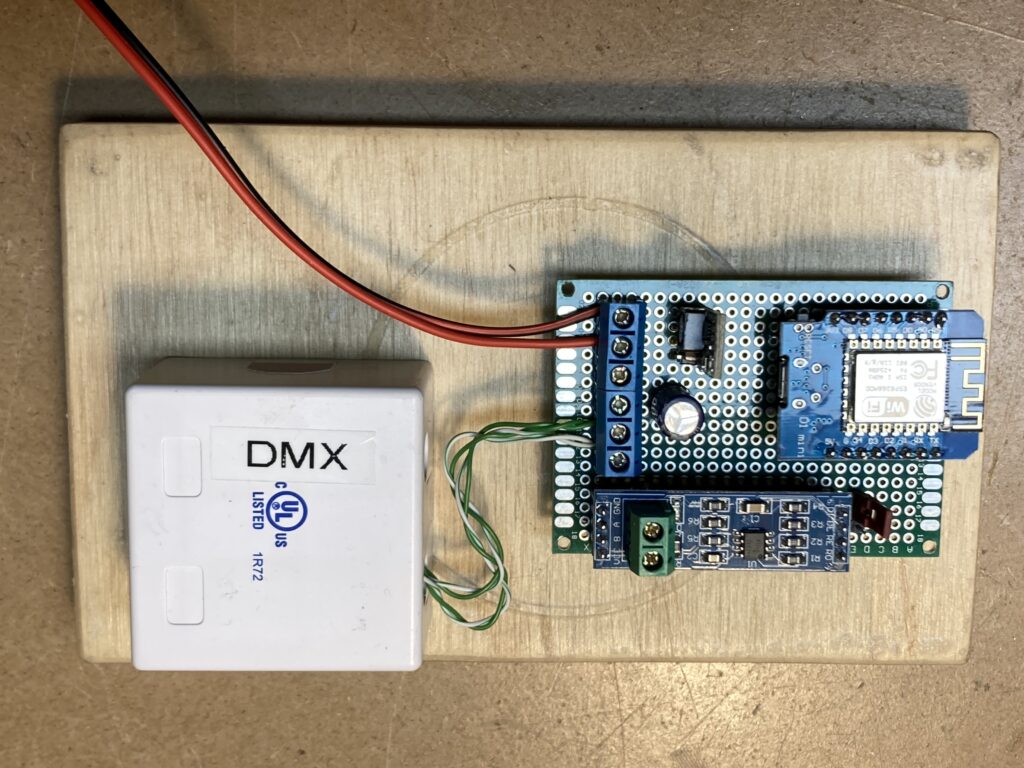 WLED DMX Output – zappedmyself.com